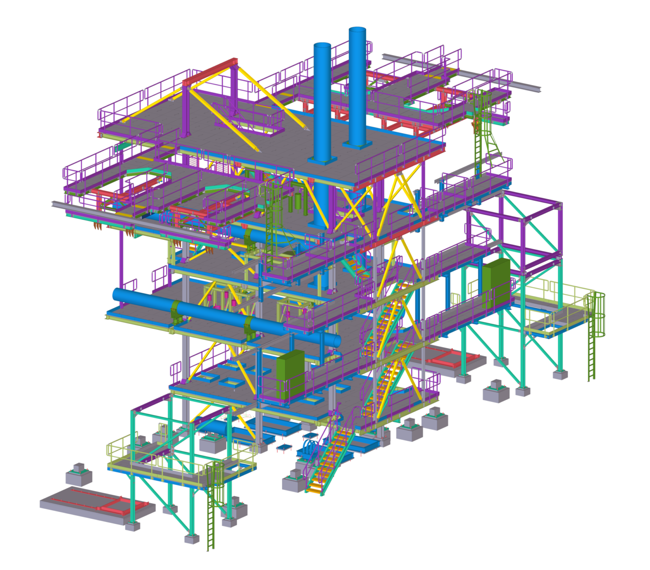 Boiler service platforms | Interzich s.r.o.